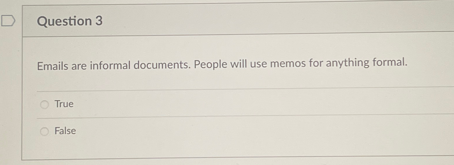 Solved Question 3Emails are informal documents. People will | Chegg.com
