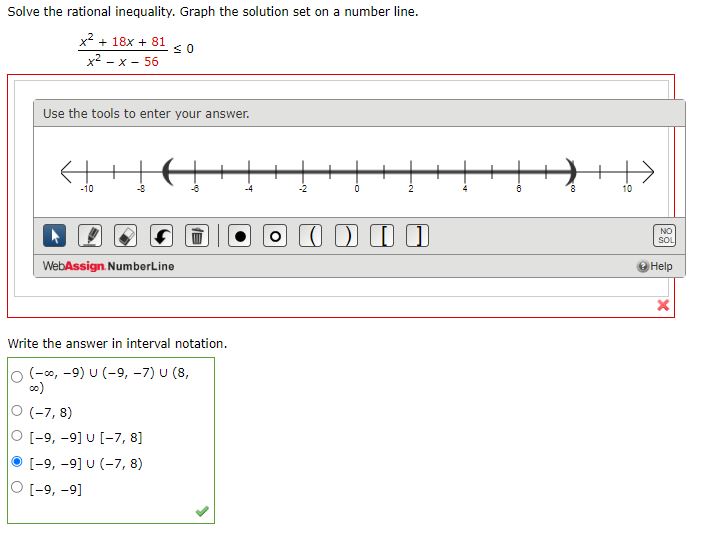 Solved Solve the rational inequality. Graph the solution set | Chegg.com