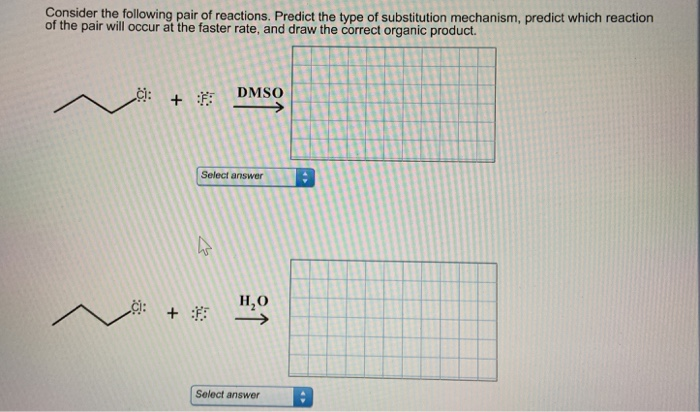 Solved Consider the following pair of reactions, Predict the | Chegg.com