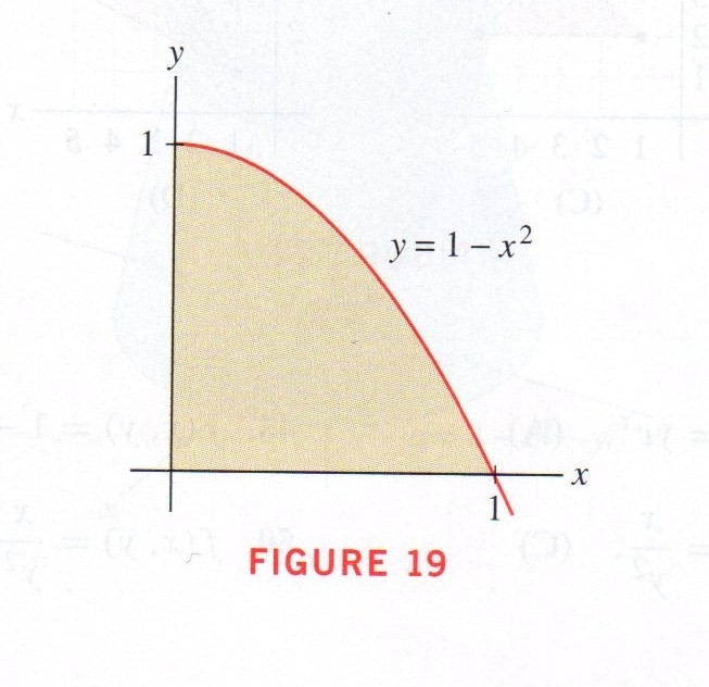 Solved Express the domain D in Figure 19 as both a | Chegg.com