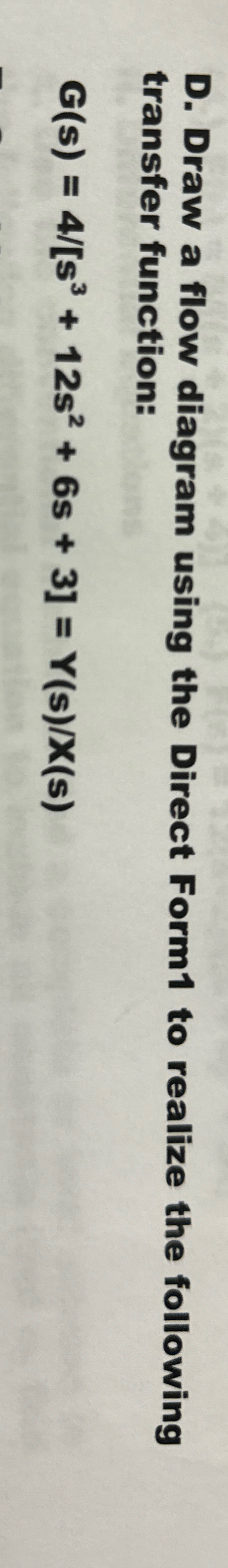 Solved D. ﻿Draw a flow diagram using the Direct Form1 ﻿to | Chegg.com