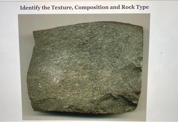 Solved Texture COMPOSITI ON Felsic? Main Environment Rock | Chegg.com