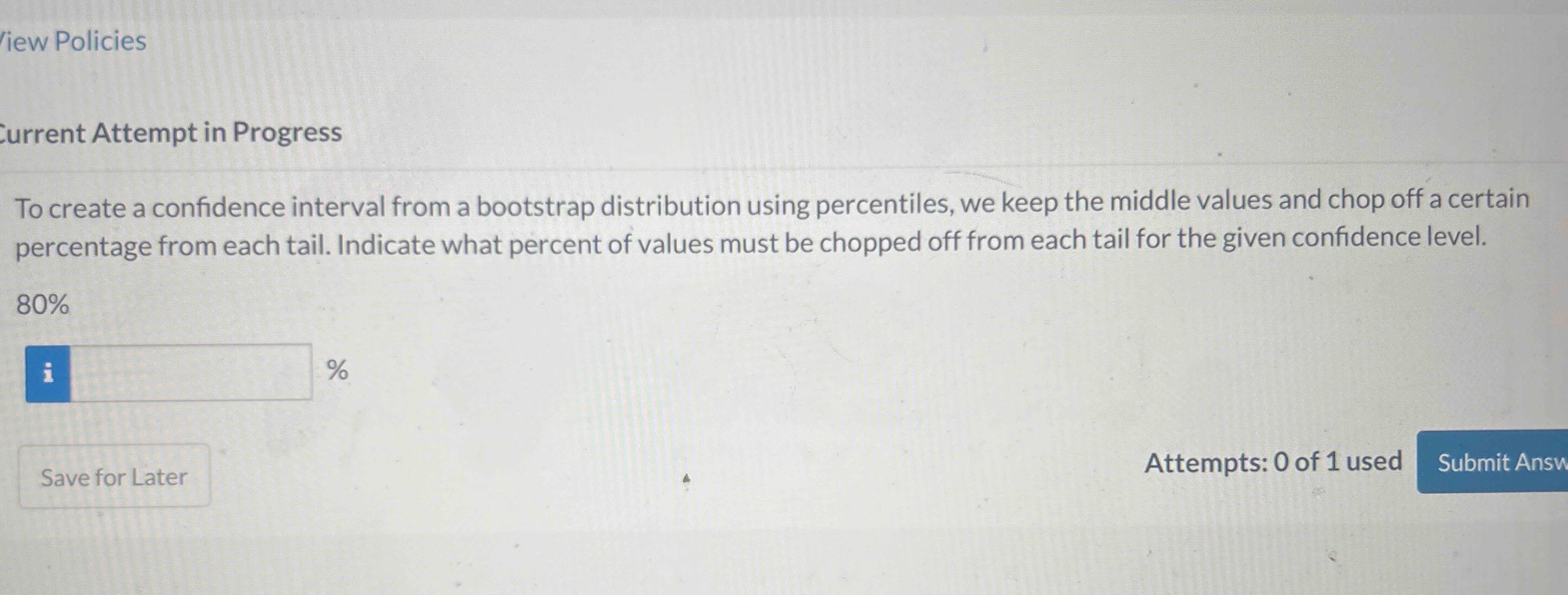 Solved Urrent Attempt in ProgressTo create a confidence | Chegg.com