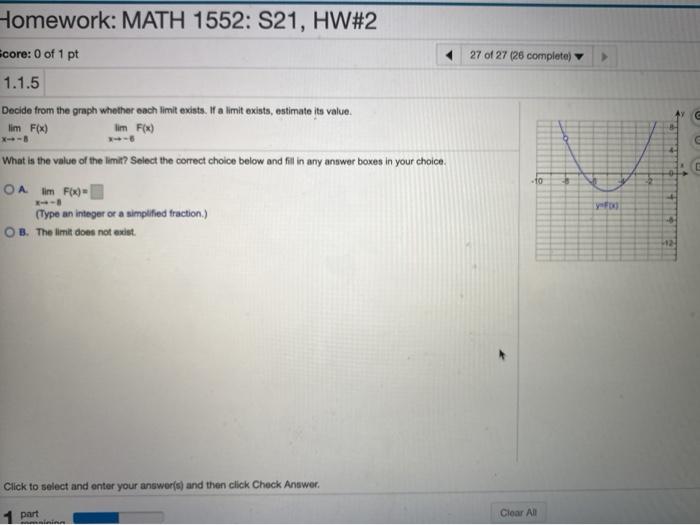 Solved Homework Math 1552 S21 Hw 2 Ecore 0 Of 1 Pt 27 Of