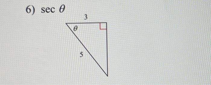 6) secθ | Chegg.com