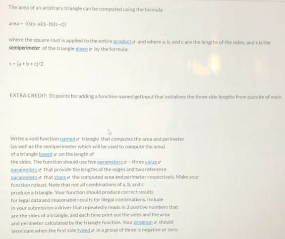 Solved Add this in the comments. The triangle function must | Chegg.com