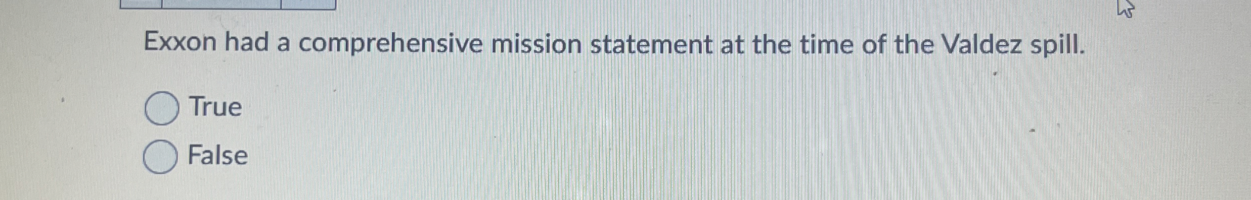 Solved Exxon had a comprehensive mission statement at the | Chegg.com