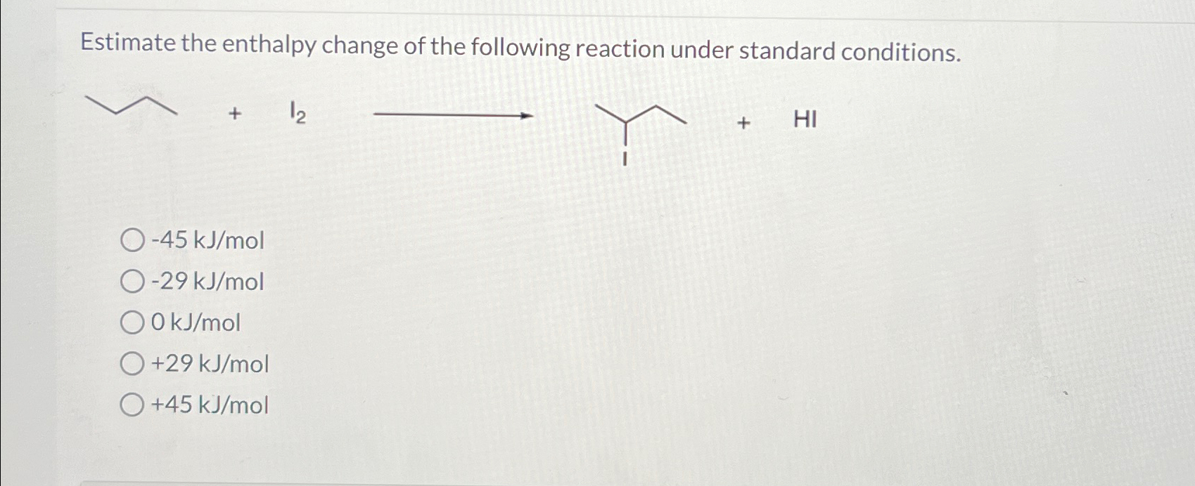Solved Estimate the enthalpy change of the following | Chegg.com