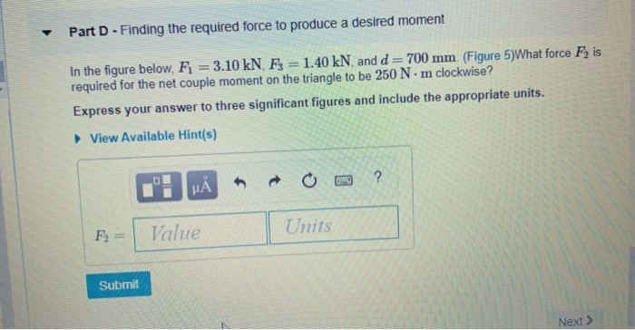 Solved Moment of a Couple and we can write M=rXF, where r | Chegg.com