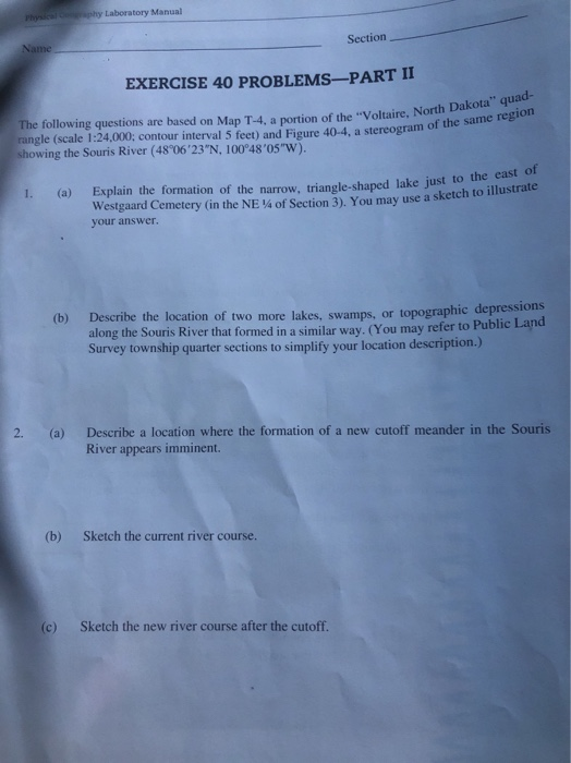 Solved hy p hy Laboratory Manual Section Name EXERCISE 40 | Chegg.com