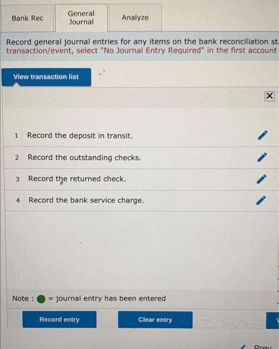 Solved On May 2, 20X1. HPF Vacations received its April bank | Chegg.com