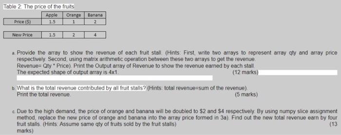 Solved hi could you use numpy spyder programming for this | Chegg.com