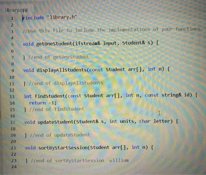 Solved language C++Please help me finish my program, I am in | Chegg.com