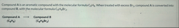 Solved Compound A is an aromatic compound with the molecular | Chegg.com