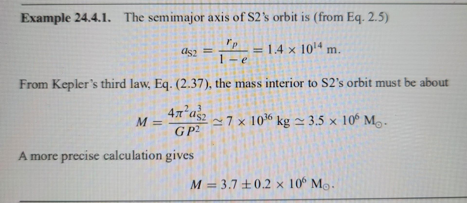 Solved Compute the lowest possible density of SgrA∗ based on | Chegg.com