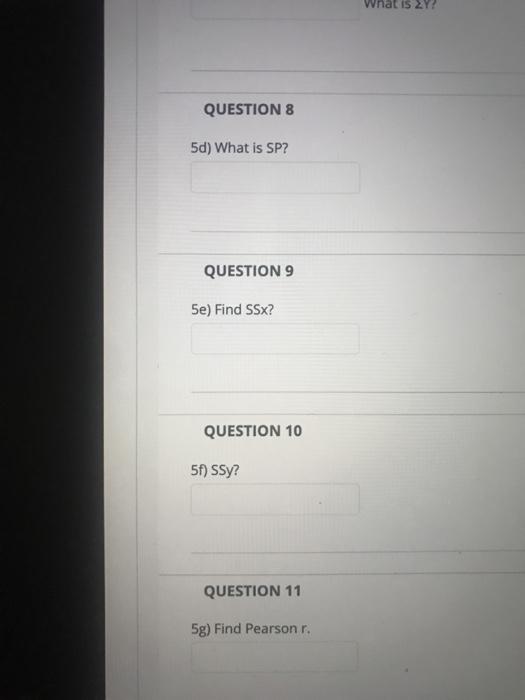 Solved 5) A doctor is interested in seeing the relationship | Chegg.com