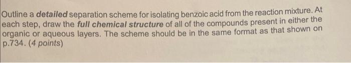 Solved Outline a detailed separation scheme for isolating | Chegg.com