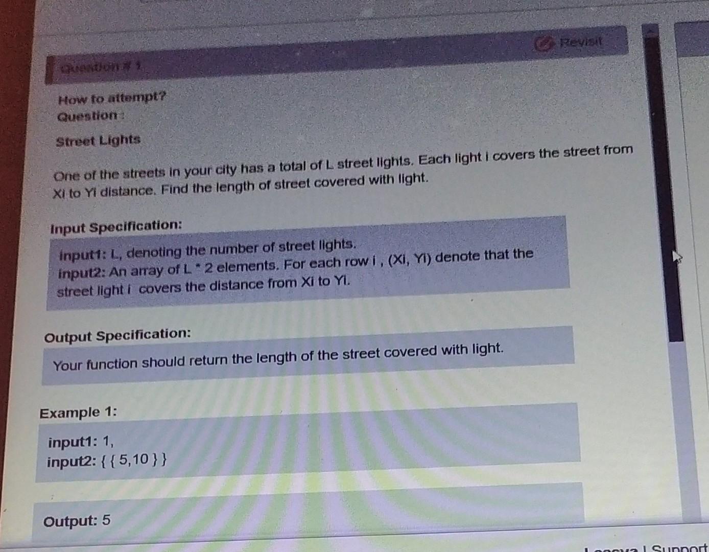 Solved How to atternpt? Questions Street Lights One of the | Chegg.com