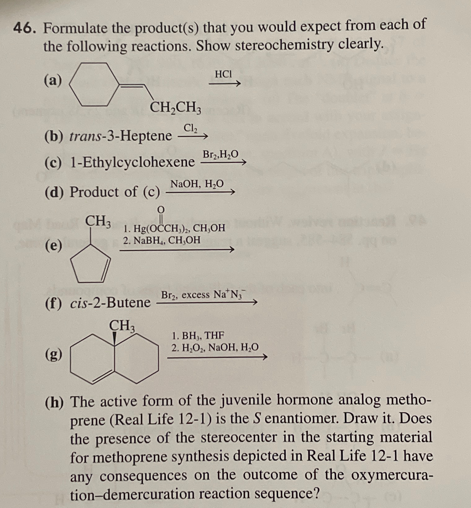 Solved Formulate the product(s) ﻿that you would expect from | Chegg.com