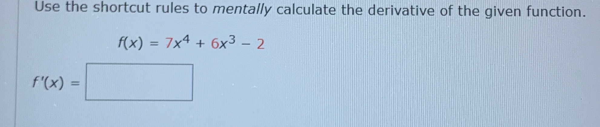 Solved Use the shortcut rules to mentally calculate the | Chegg.com