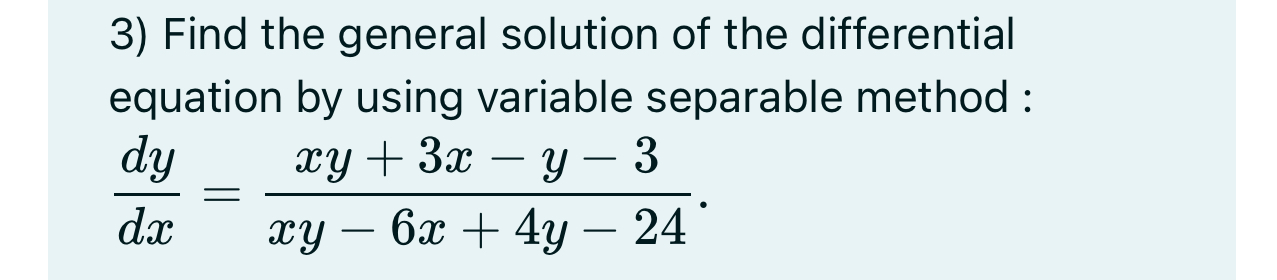 Find the general solution of the differential | Chegg.com