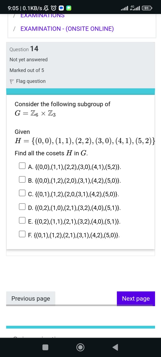Solved Consider the following subgroup | Chegg.com