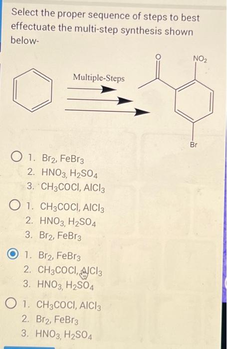 Solved Select the proper sequence of steps to best | Chegg.com