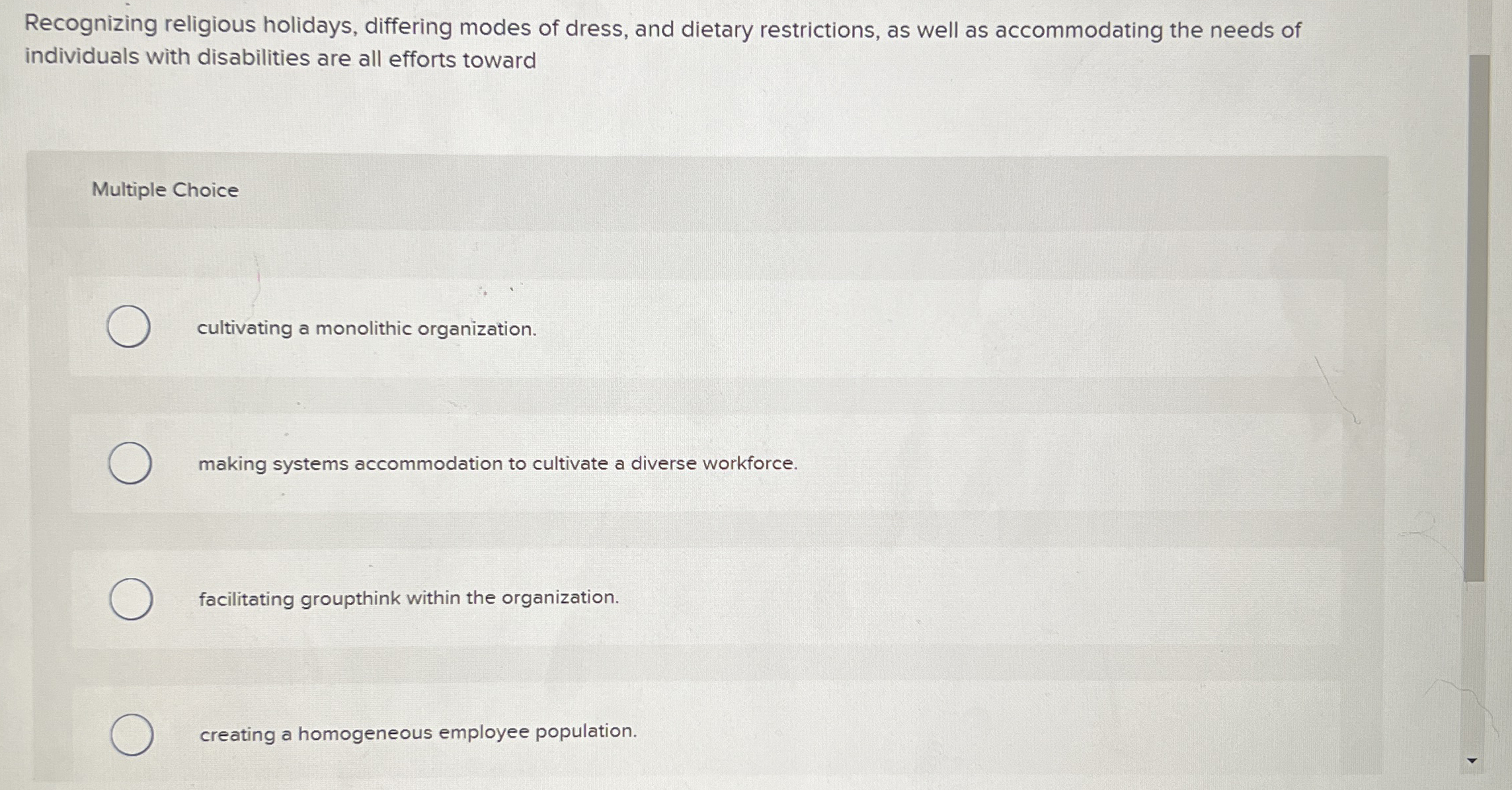 Solved Recognizing religious holidays, differing modes of | Chegg.com