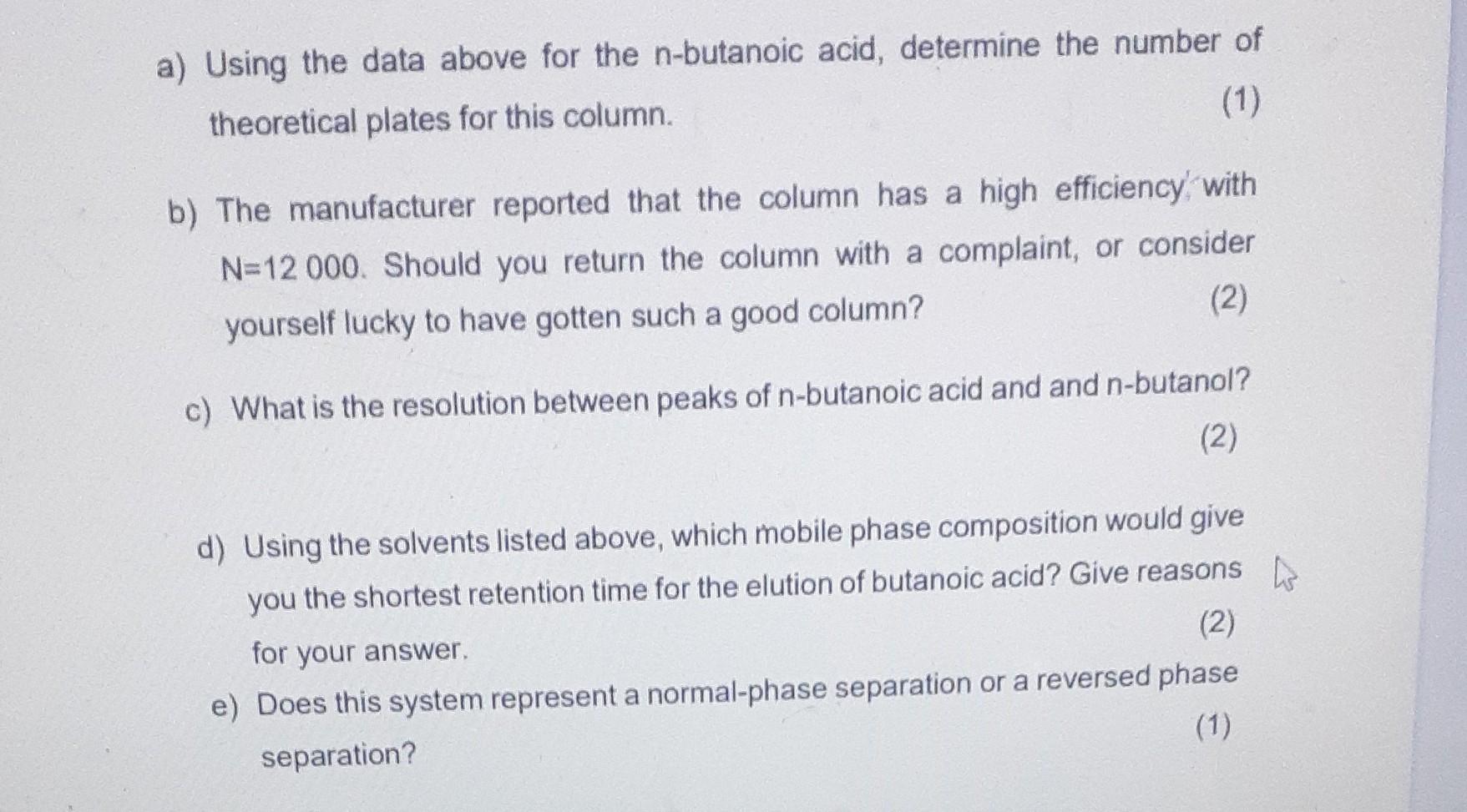Solved 3.2. Consider the following HPLC separation in which | Chegg.com