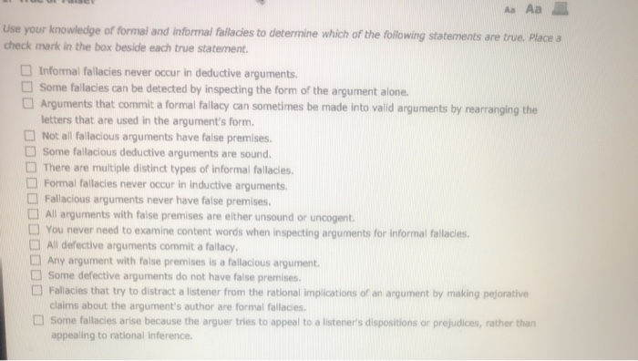 Solved Aa Aa Use your knowledge of formal and informal | Chegg.com