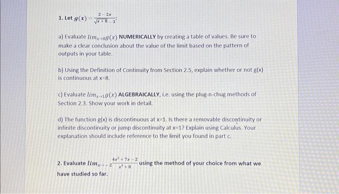 Solved A graphing calculator is recommended. Use the Squeeze | Chegg.com