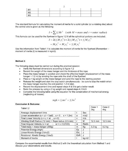The standard formula for calculating the moment of | Chegg.com