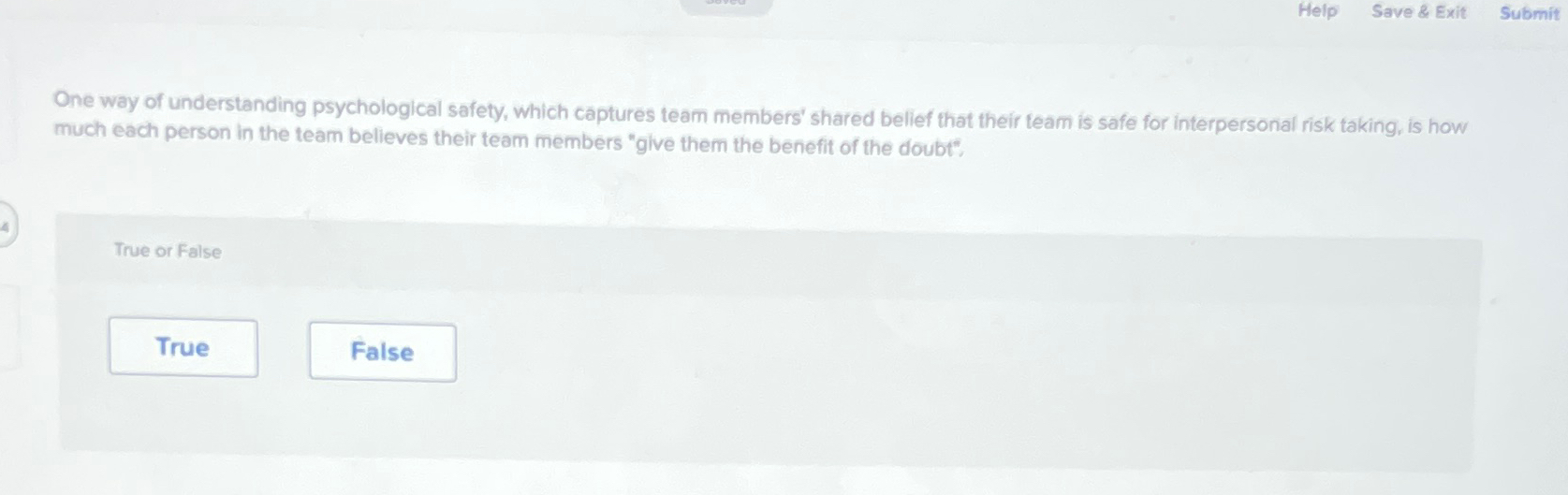 Solved HelpSave & ExitSubmitOne way of understanding | Chegg.com