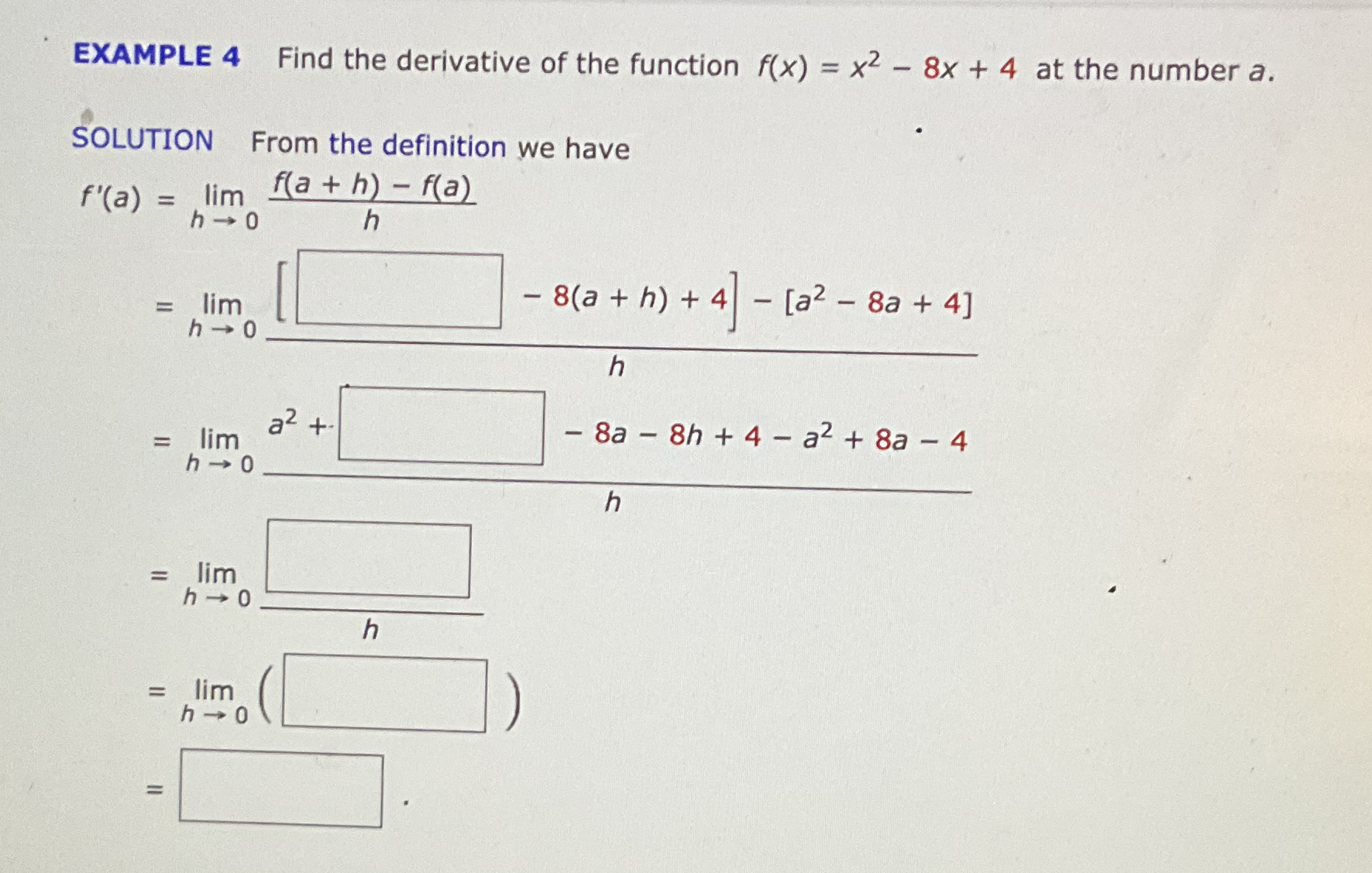 Solved EXAMPLE 4 ﻿Find the derivative of the function | Chegg.com