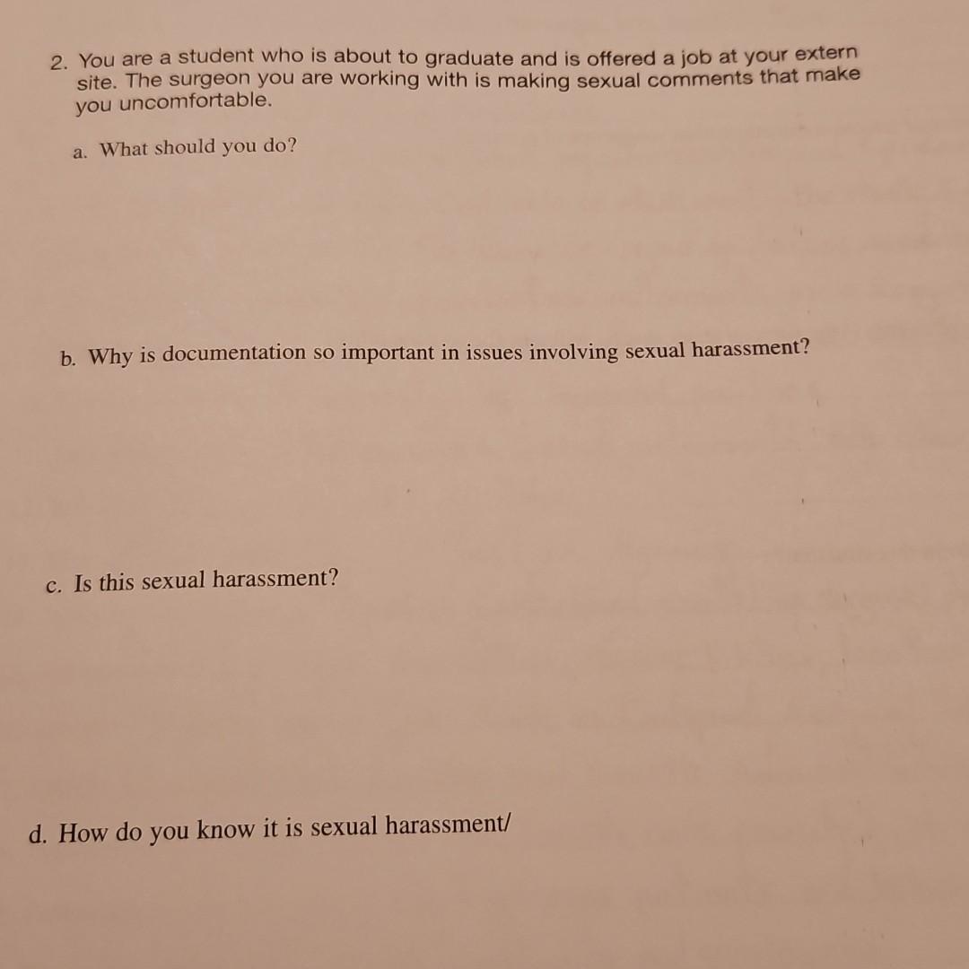 Solved b. Why is documentation so important in issues | Chegg.com