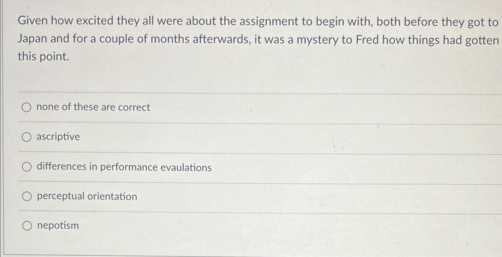 Solved Given how excited they all were about the assignment | Chegg.com