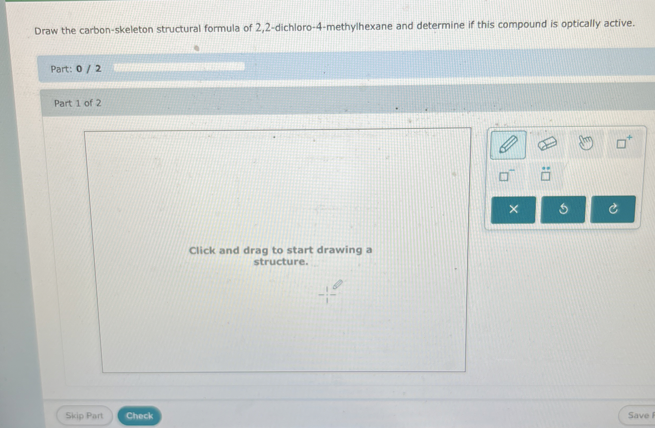 Solved Draw the carbon-skeleton structural formula of | Chegg.com