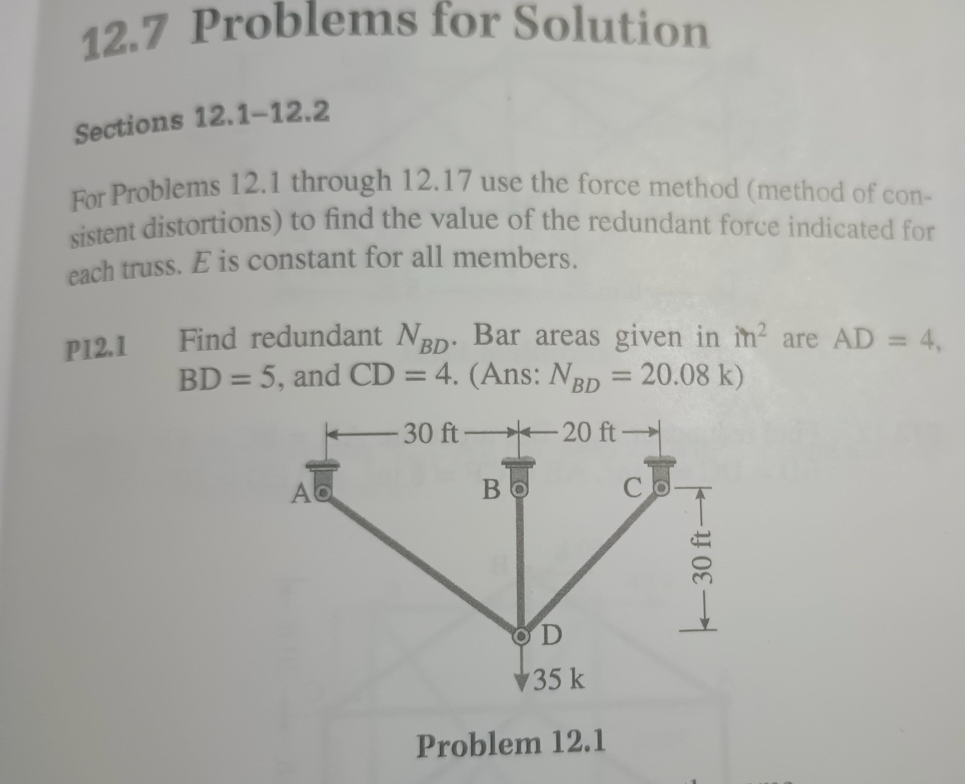 Solved Sections 12.1-12.2For Problems 12.1 ﻿through 12.17 | Chegg.com