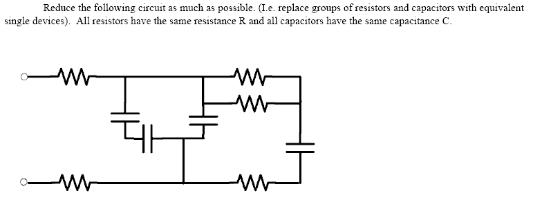 Solved Reduce the following portion of a circuit to one | Chegg.com