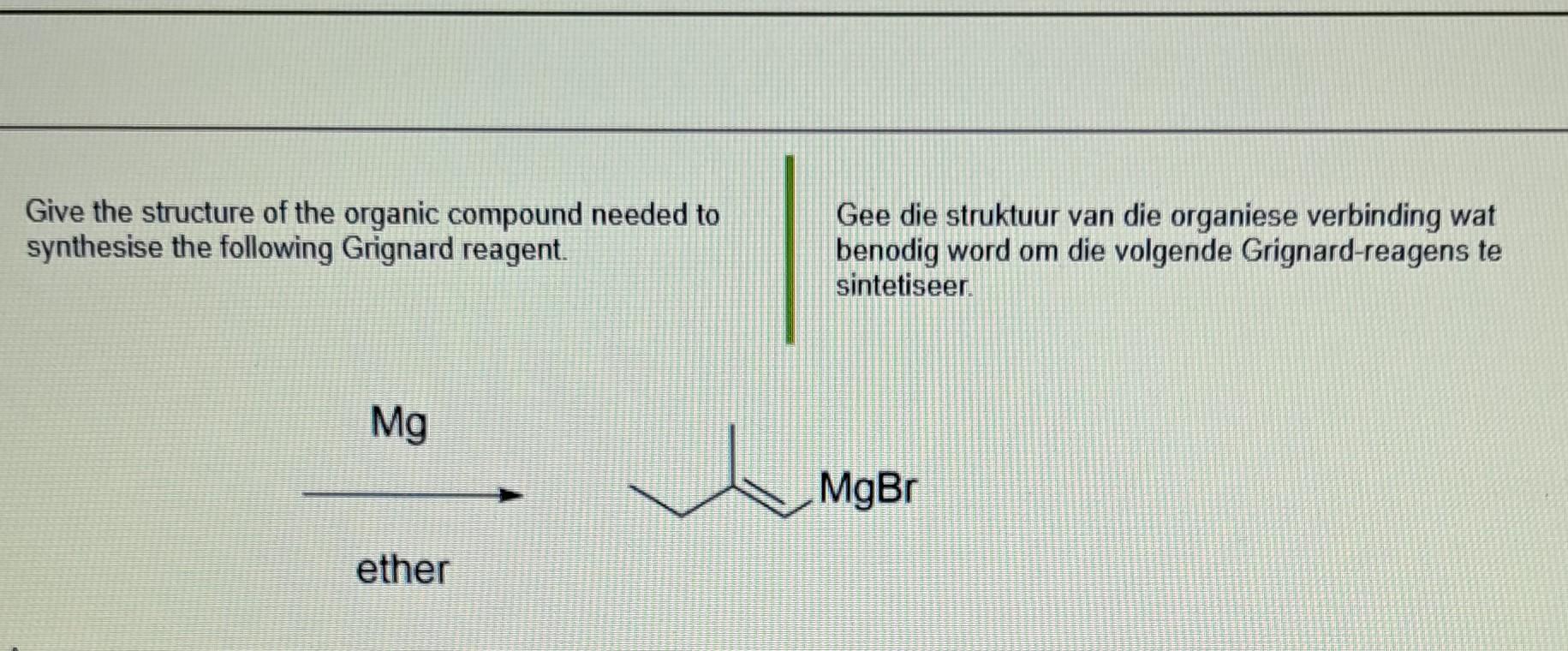 Solved Give the structure of the organic compound needed to | Chegg.com