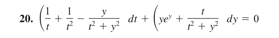 Solved determine whether the given differentialequation is | Chegg.com