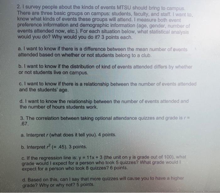 Solved Answer the following. Explain your answers as | Chegg.com