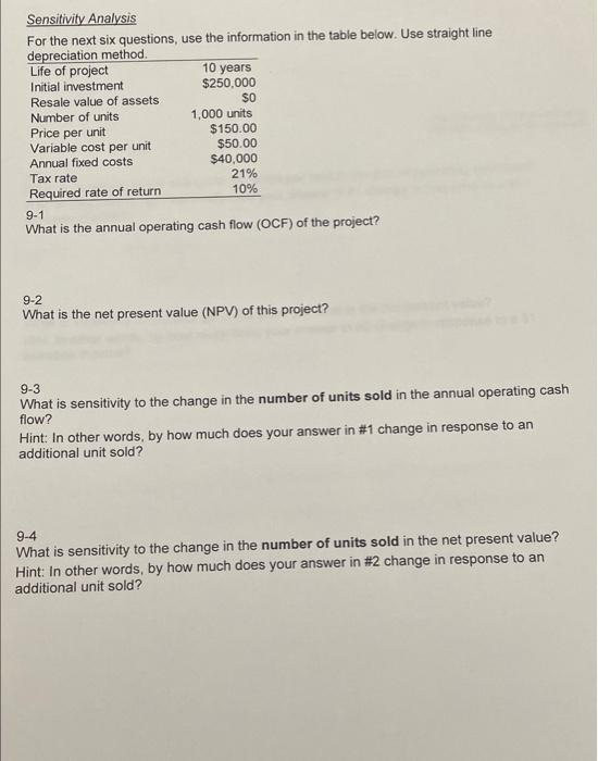 Solved Sensitivity Analysis For the next six questions, use | Chegg.com