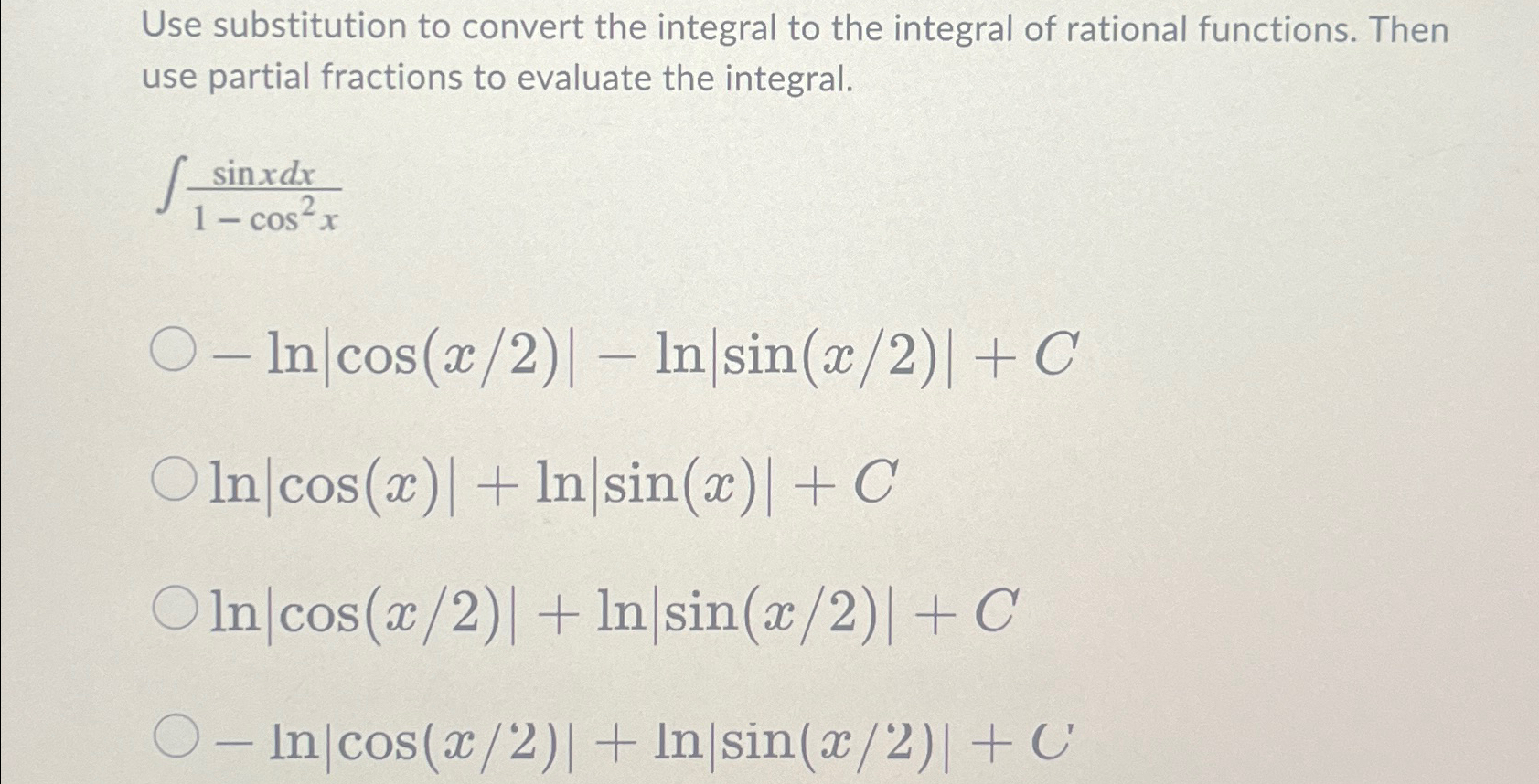 Solved Use substitution to convert the integral to the | Chegg.com