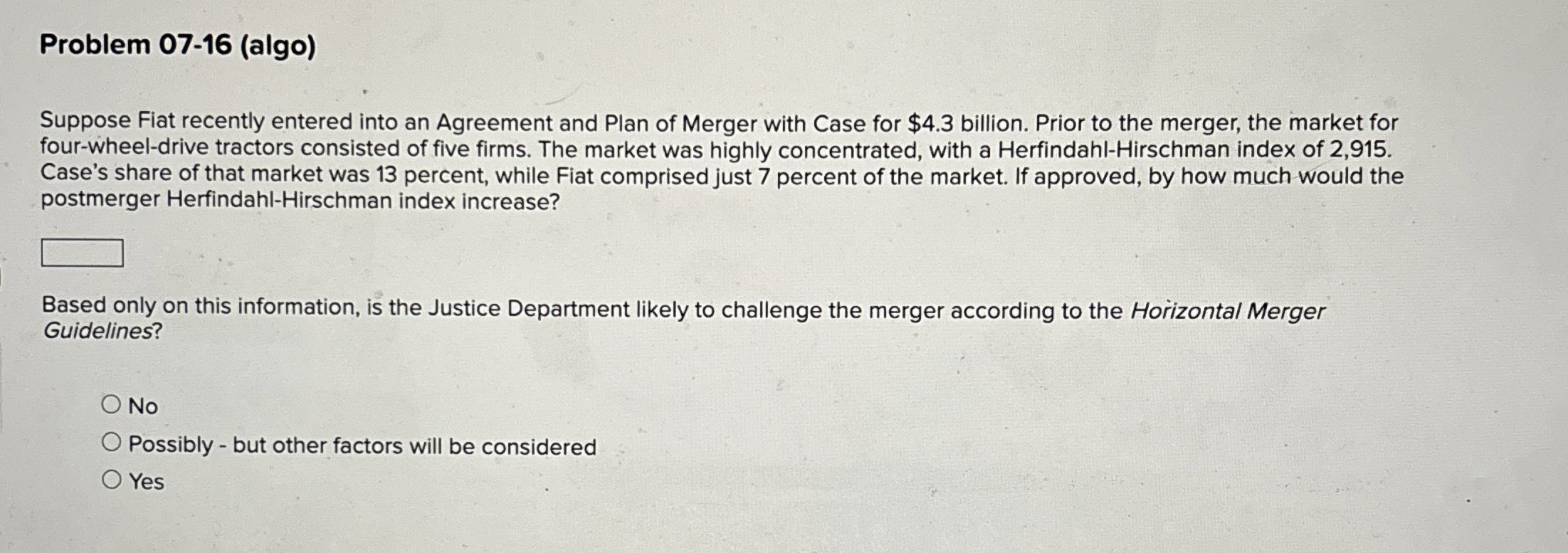 Solved Problem 07-16 (algo)Suppose Fiat recently entered | Chegg.com