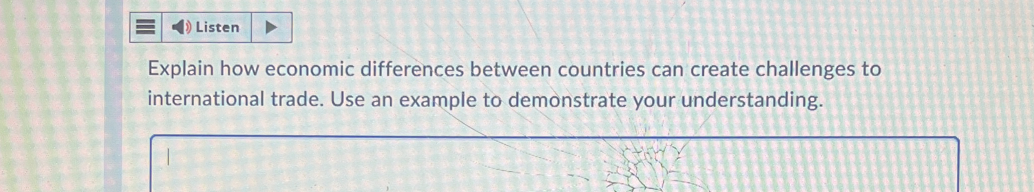 Solved Explain how economic differences between countries | Chegg.com