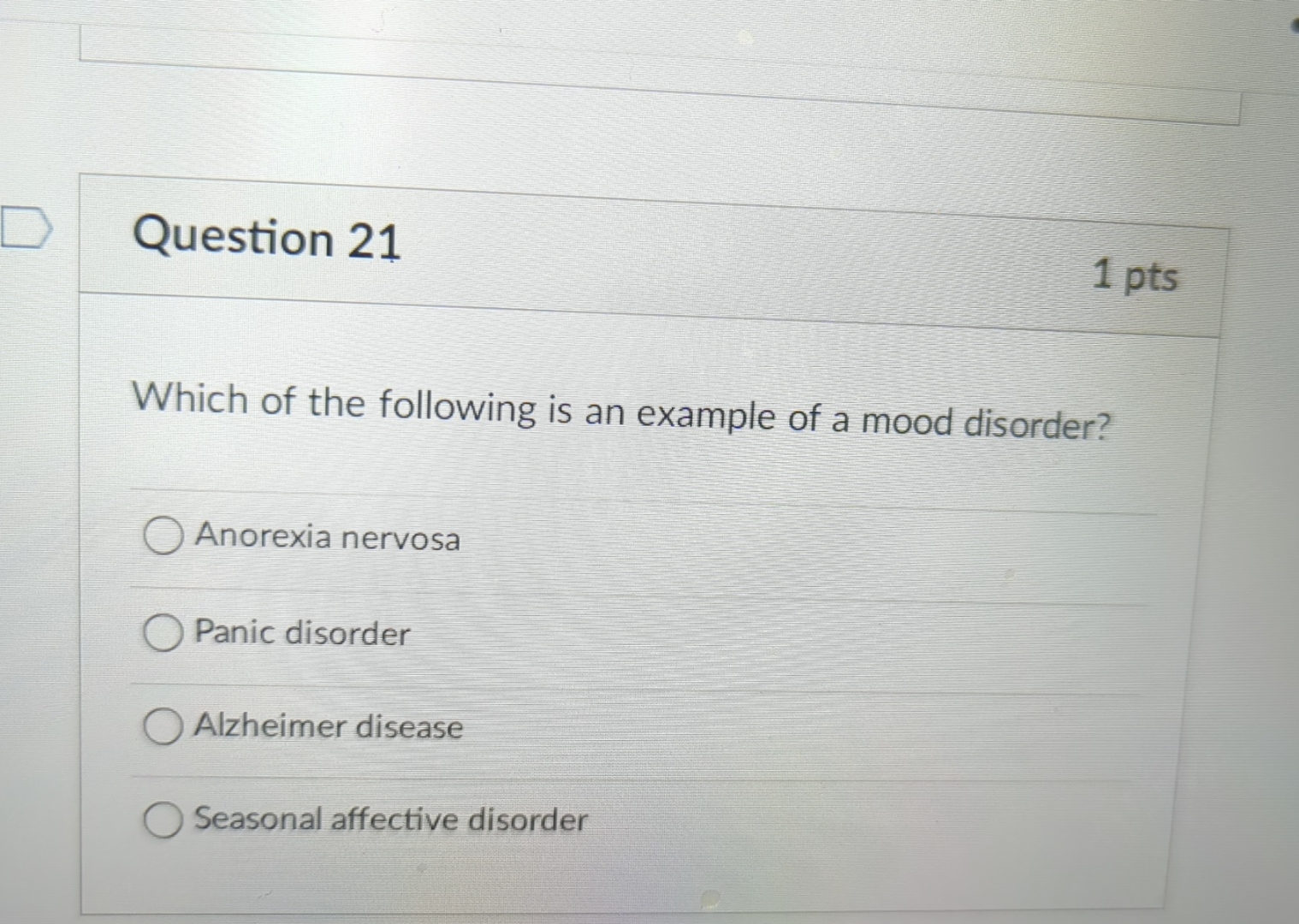 Solved Question 211 ﻿ptsWhich of the following is an example | Chegg.com