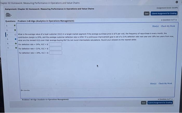 Solved Assignment: Chapter 02 Momeworkt Measuring | Chegg.com