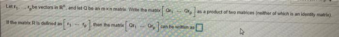 Solved 4 8 Let A= Construct a 2 x 2 matrix B such that AB is | Chegg.com