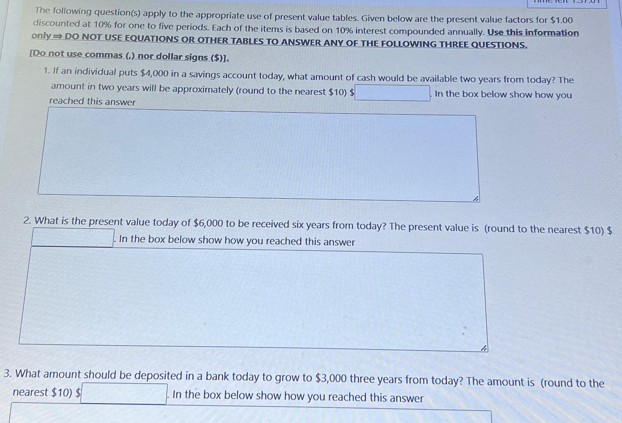 Solved The following question(s) ﻿apply to the appropriate | Chegg.com